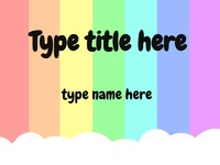 Cloud Rainbow - Wixie