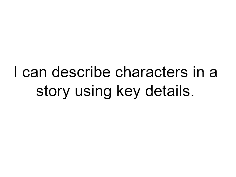 Describe Characters - Wixie